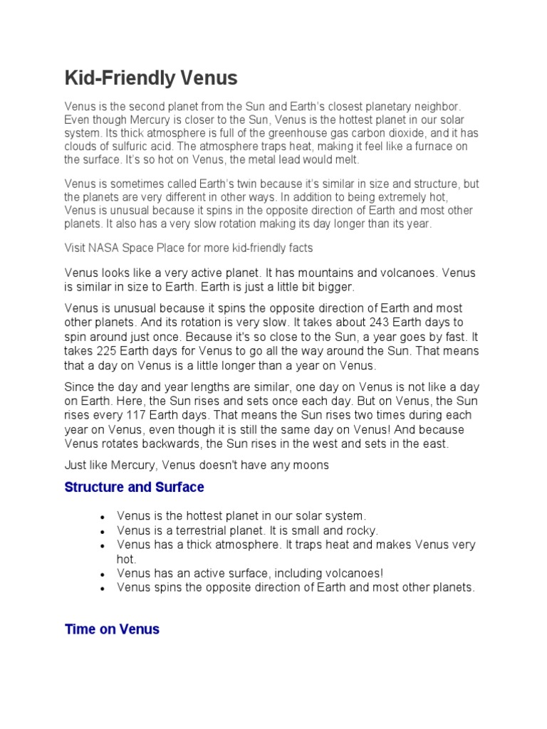 Venus | PDF | Venus | Planets