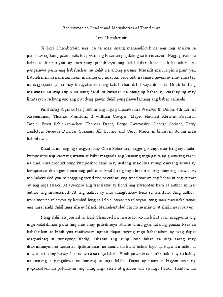 Retorika Reflection Paper | PDF