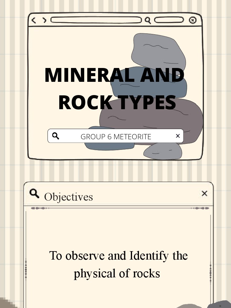 Identifying Rock Types and Properties | PDF | Rock (Geology) | Minerals