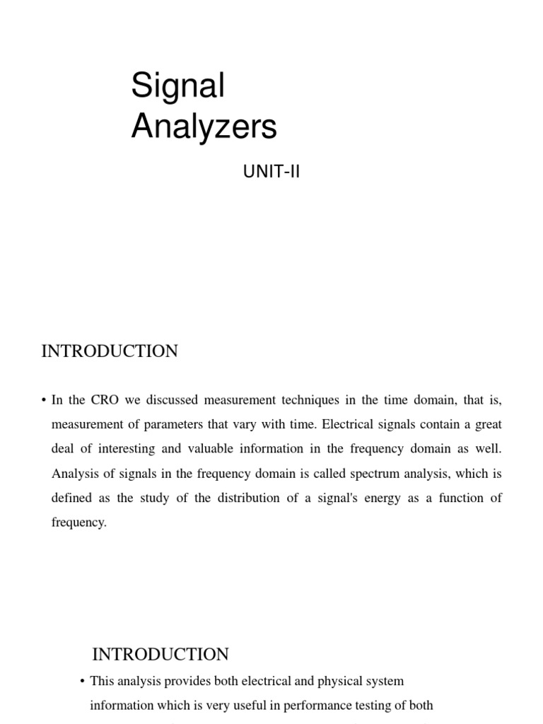 Emi Unit 2 | PDF | Spectral Density | Distortion