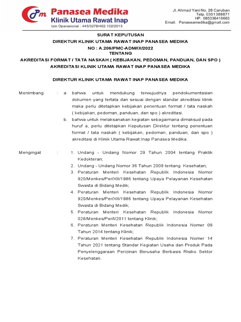 SK Tata Naskah | PDF