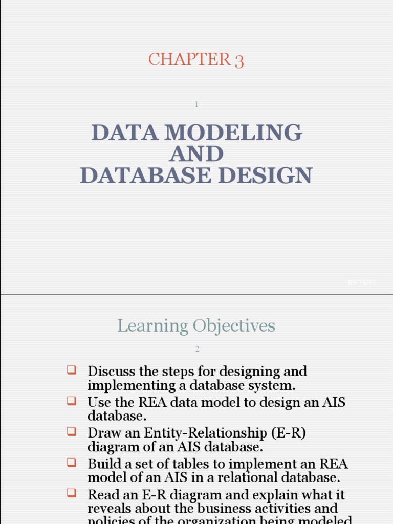 CHAPTER 3 Data Modeling and Database Design | PDF | Conceptual Model | Data Model