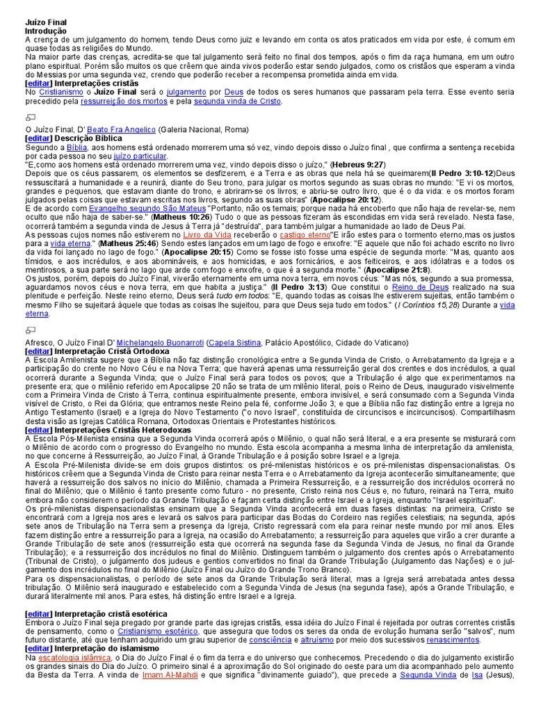 Apostila Minha | PDF | Juízo final | Morte