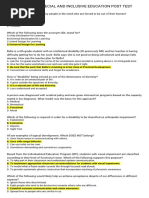 Inclusiveness Incl1012 Mid Exam For Freshman Students by | PDF ...