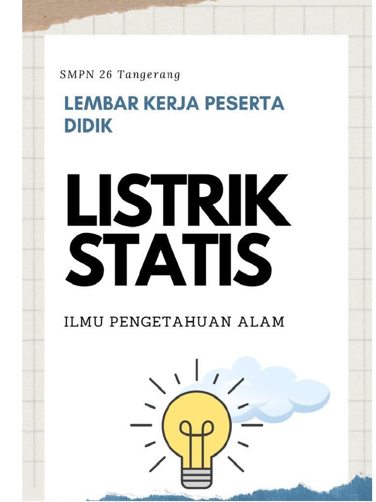 LKPD Listrik Statis 1 | PDF