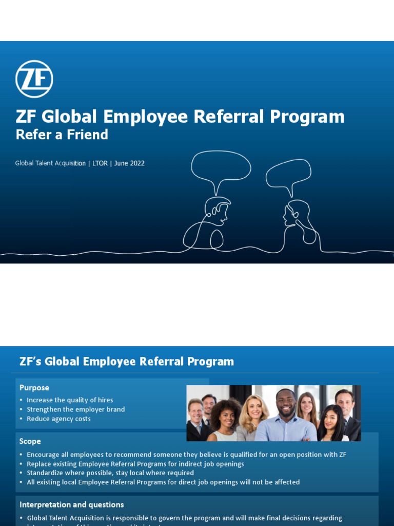 ReferAFriend - ZF Global Employee Referral Program | Download Free PDF ...