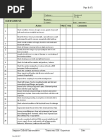 Control Valve Maintenance Checklist | PDF | Leak | Valve