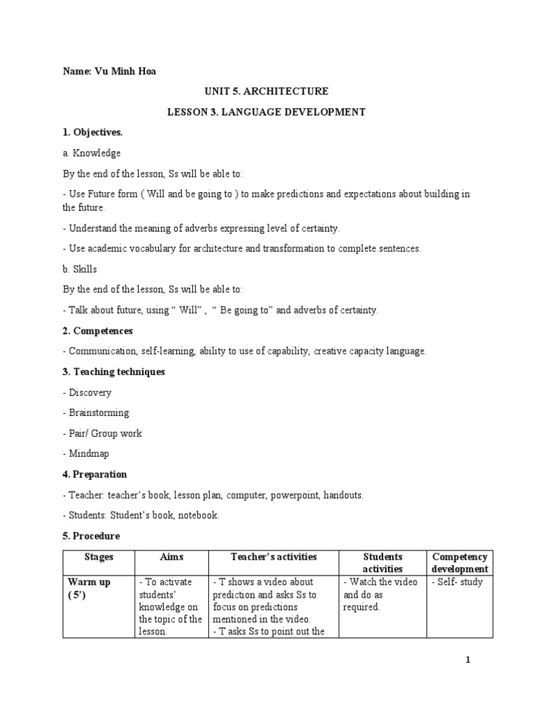 Lesson 3. Language Development | PDF | Language Development | Adverb