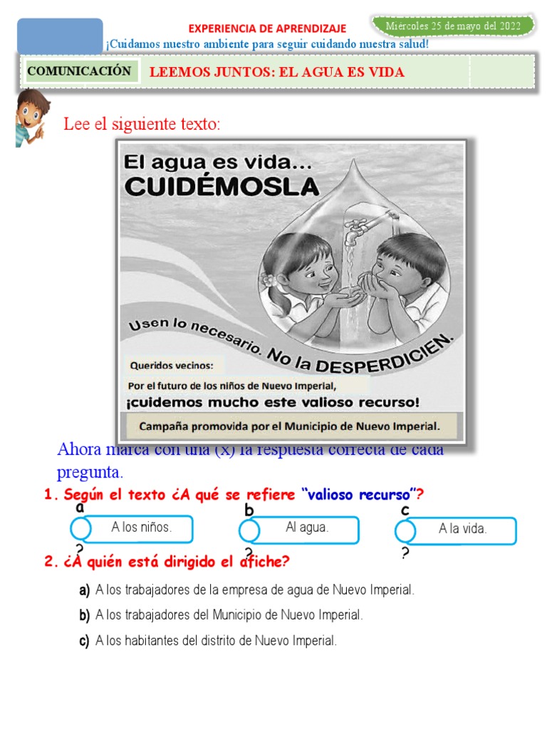 Importancia de Cuidar el Agua | PDF