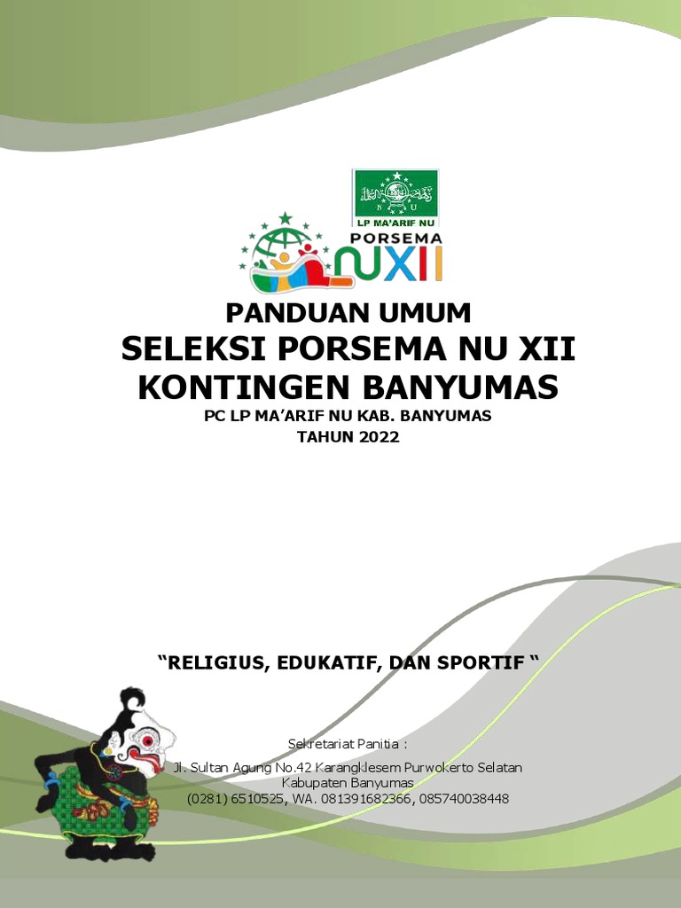 Juknis Seleksi Porsema Kab. Rev | PDF | Olahraga & Rekreasi