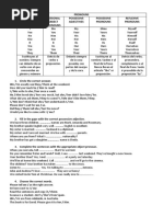 Personal Pronoun & Possessive Pronoun | PDF | Pronoun | Onomastics