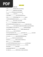 A2 Modal Verbs Worksheet Exercises | PDF