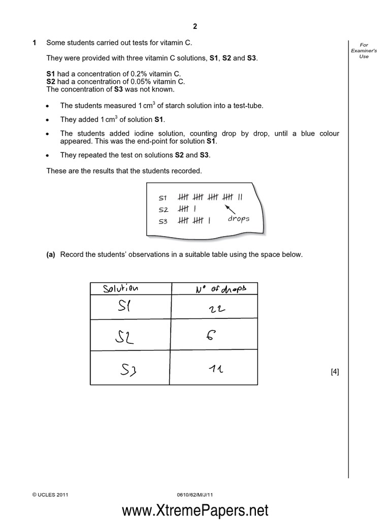 Alternative To Practical Paper | PDF | Leaf
