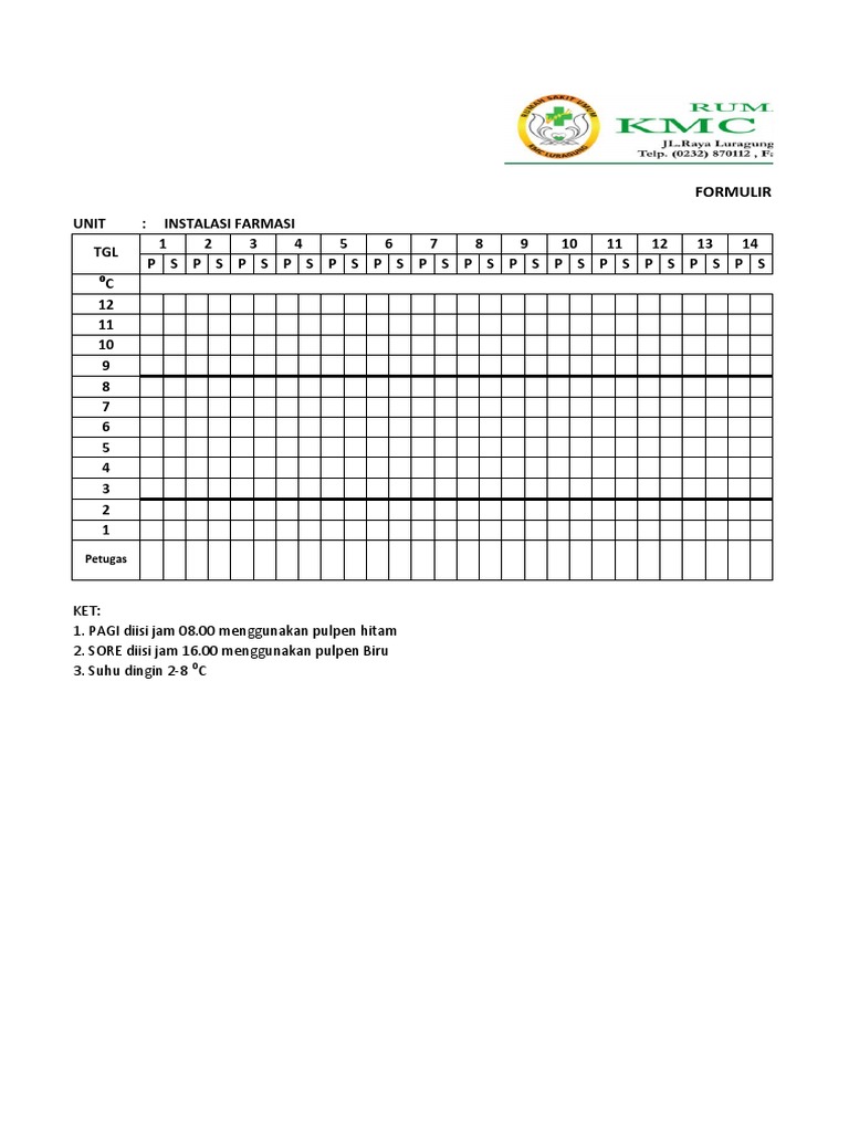 Monitoring Suhu Kulkas KMC | PDF