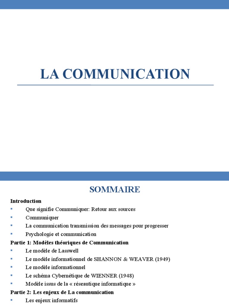 de Communication Interne | PDF | la communication | Promotion (marketing)