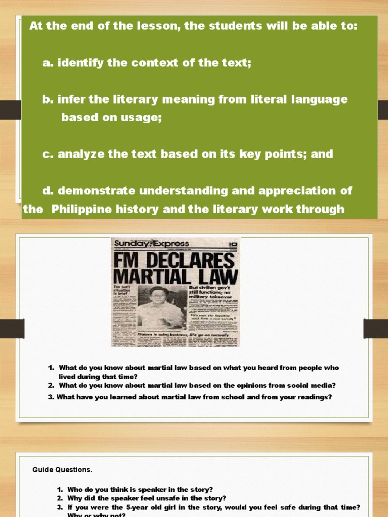 Lesson 5 Literature | PDF