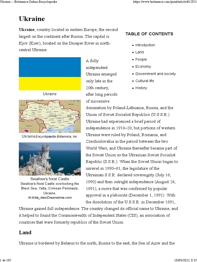 Ukraine | PDF | Ukraine | Russian Language