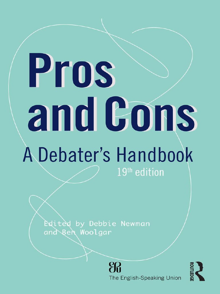 Pros and Cons in Debating Techniques | PDF