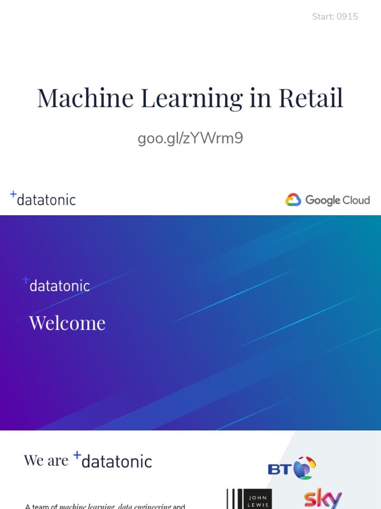 Machine Learning in Retail | PDF | Machine Learning | Computer Science