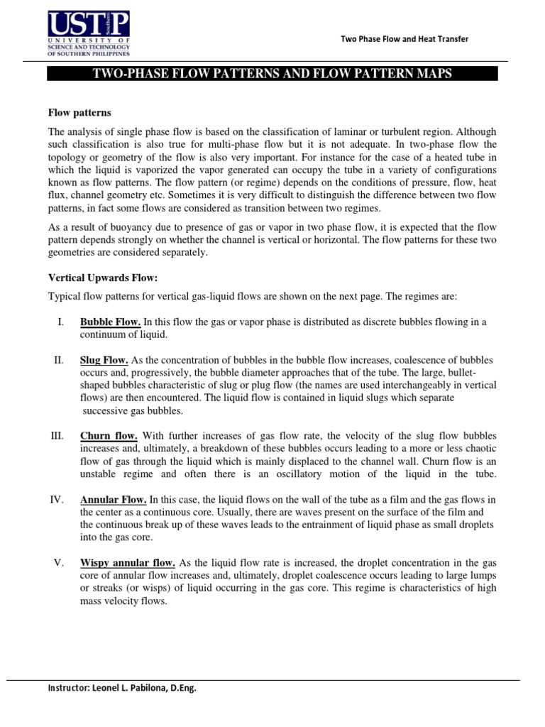 Topic 2 Two-Phase Flow Patterns and Flow Pattern Maps | PDF | Fluid ...