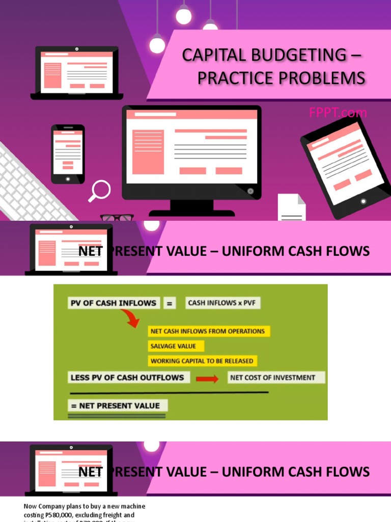 Capital Budgeting Discounted Method - Discussion Problems - Part 1 ...