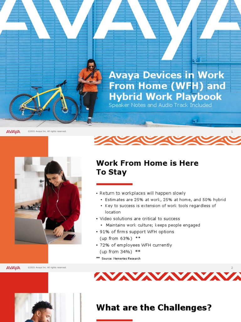 Avaya Devices in Work From Home-PLAYBOOK | PDF | Android (Operating ...