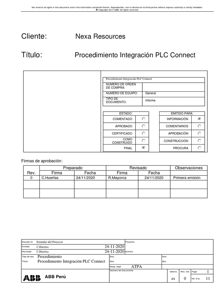 Procedimiento Integración PLC Connect | PDF | Informática