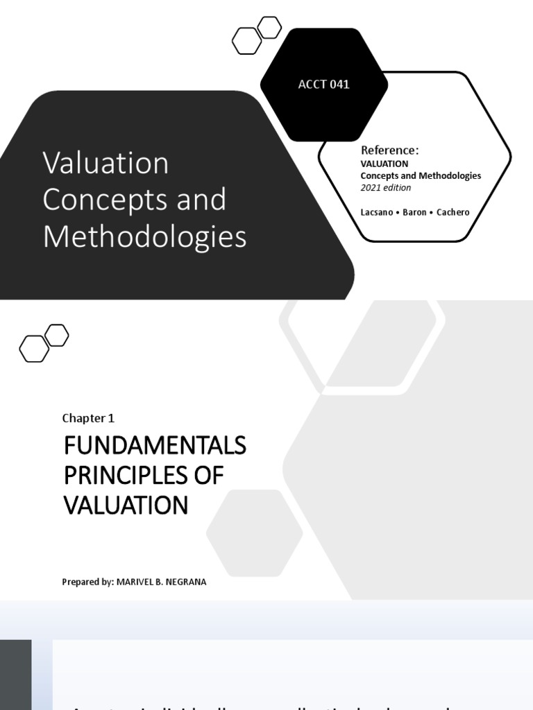 Chapter 1 FUNDAMENTALS PRINCIPLES OF VALUATION | PDF | Valuation ... Chapter 1 FUNDAMENTALS PRINCIPLES OF VALUATION | PDF | Valuation ...