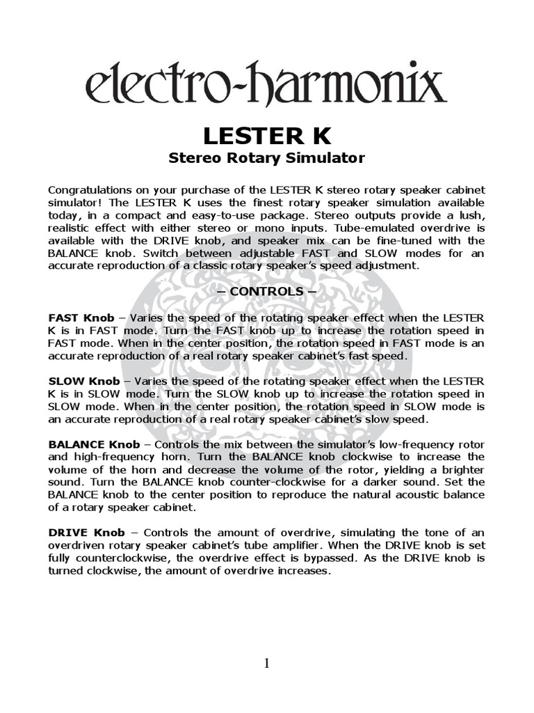 Lester K Manual | Download Free PDF | Radio | Loudspeaker