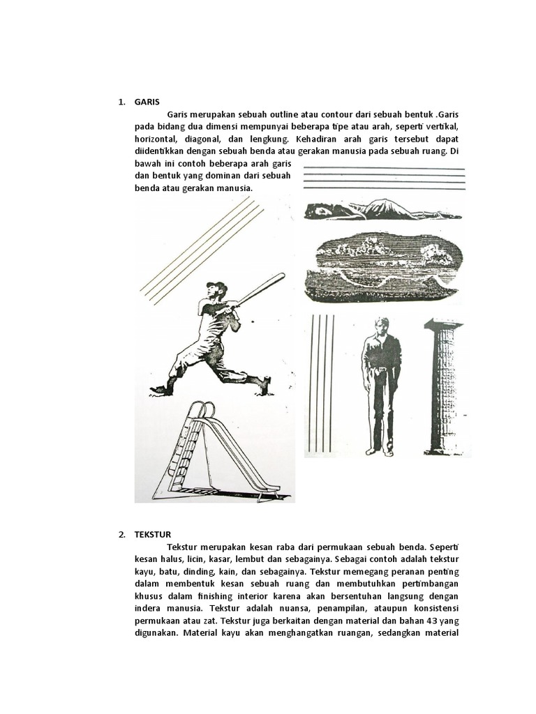 Garis Merupakan Sebuah Outline Atau Contour Dari Sebuah Bentuk | PDF