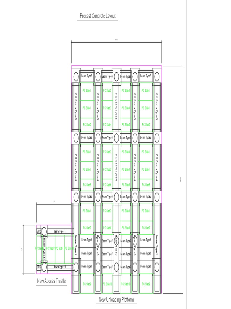 Precast concrete Layout | PDF | Civil Engineering | Structural Engineering