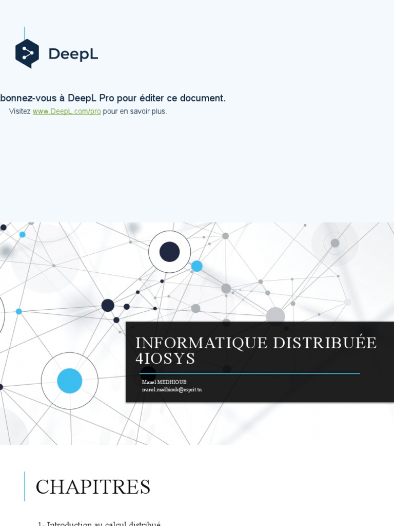 Chapter1 Introduction To Distributed Computing Fr Pdf Internet Des Objets Informatique 