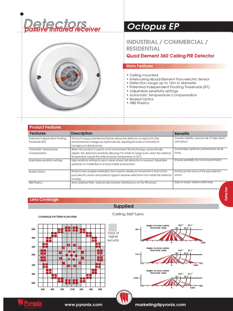 Data0305 OctEP | PDF | Sensor | Electromagnetic Radiation