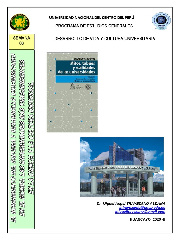 Separata de Desarrollo de Vida 06 | PDF | Universidad | Edades medias