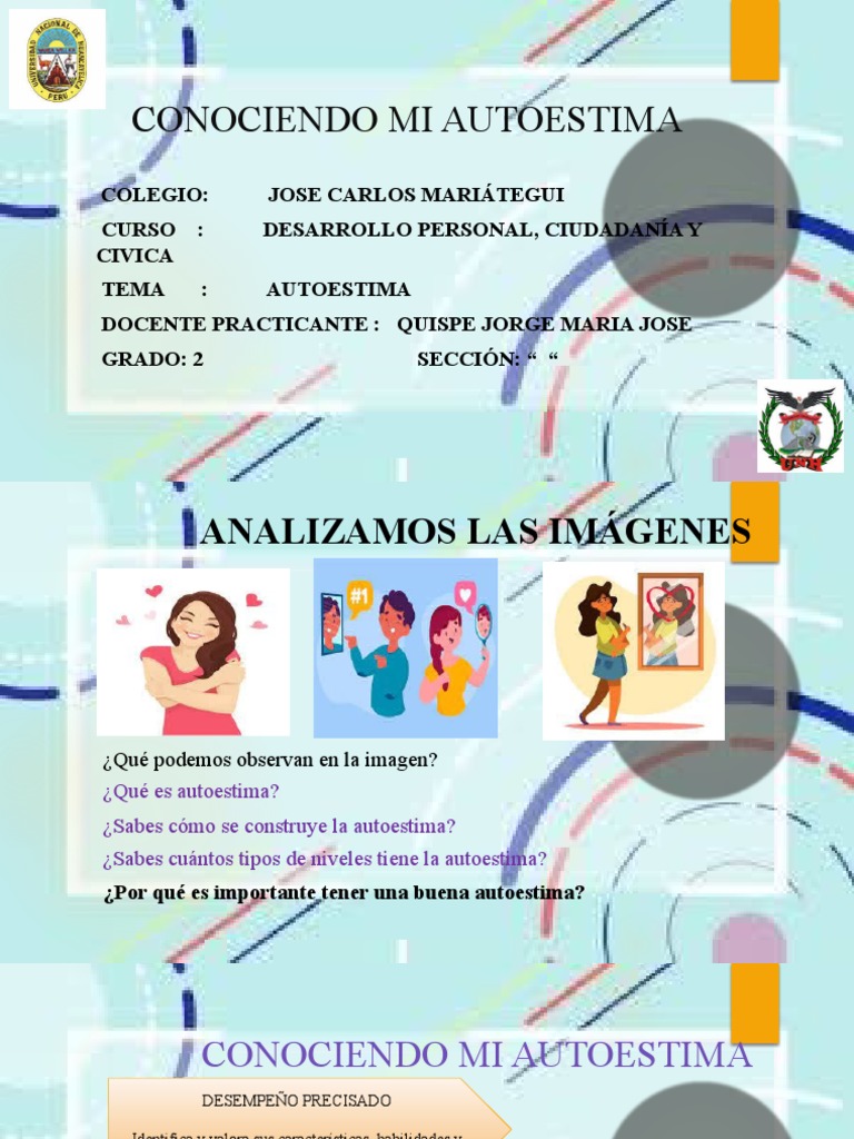 Conociendo Mi Autoestima | PDF | Autoestima | Cognición