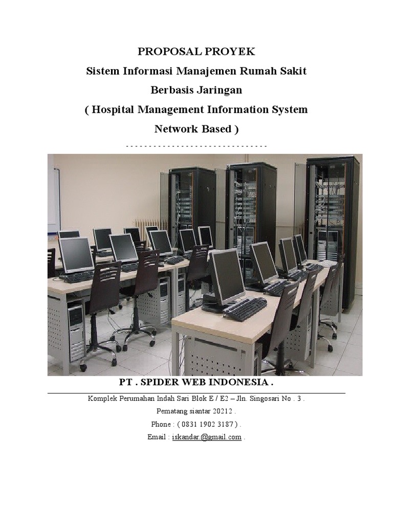 Proposal - SIM Rumah Sakit Berbasi Jaringan - MHD Iskandar Madani Siahaan | PDF