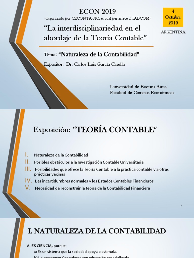 Teoría Contable - Naturaleza de La Contabilidad | Descargar gratis PDF ...