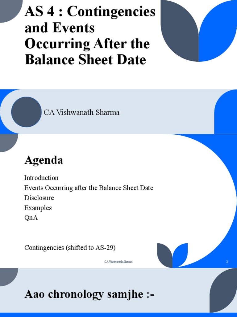 As 4 | PDF | Going Concern | Financial Statement