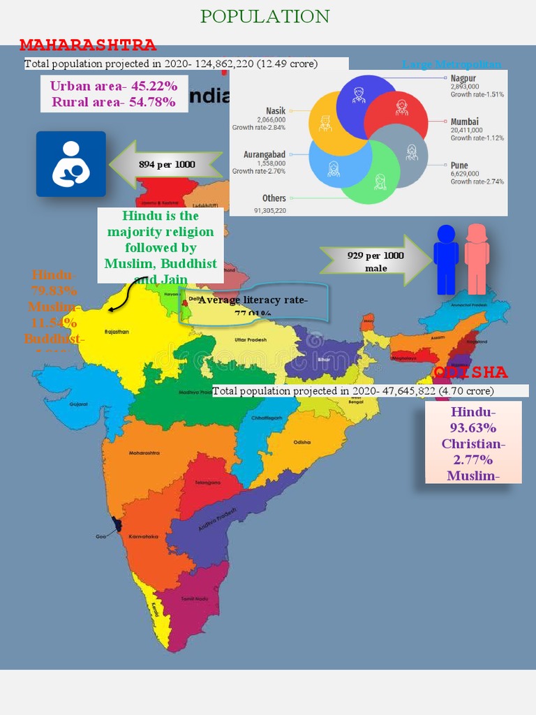 India Population Statistics 2020 | PDF