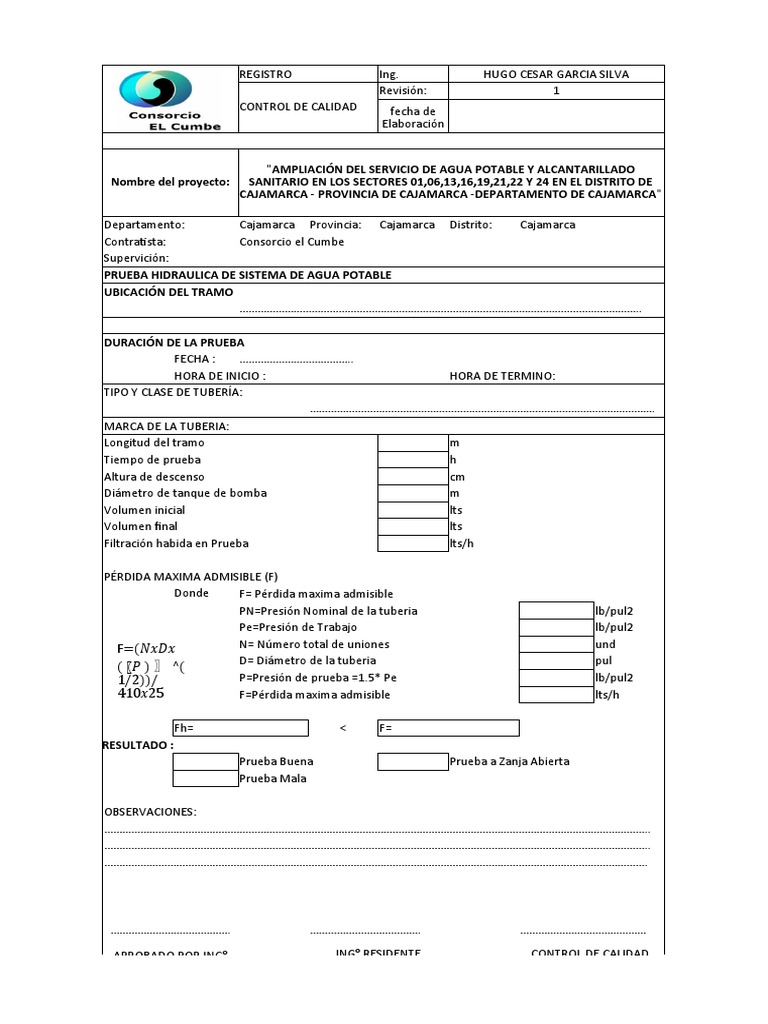 CONTROL DE CALIDAD DE AGUA Corregi | PDF | Alcantarillado | Agua y política