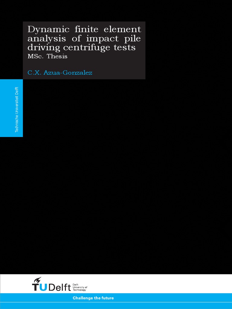 Delft University of Technology Thesis and Report Final 23 Oct Carlos Azua Gonzalez | PDF | Deep ...