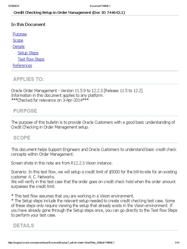 Credit Check Setup | PDF | Cheque | Button (Computing)
