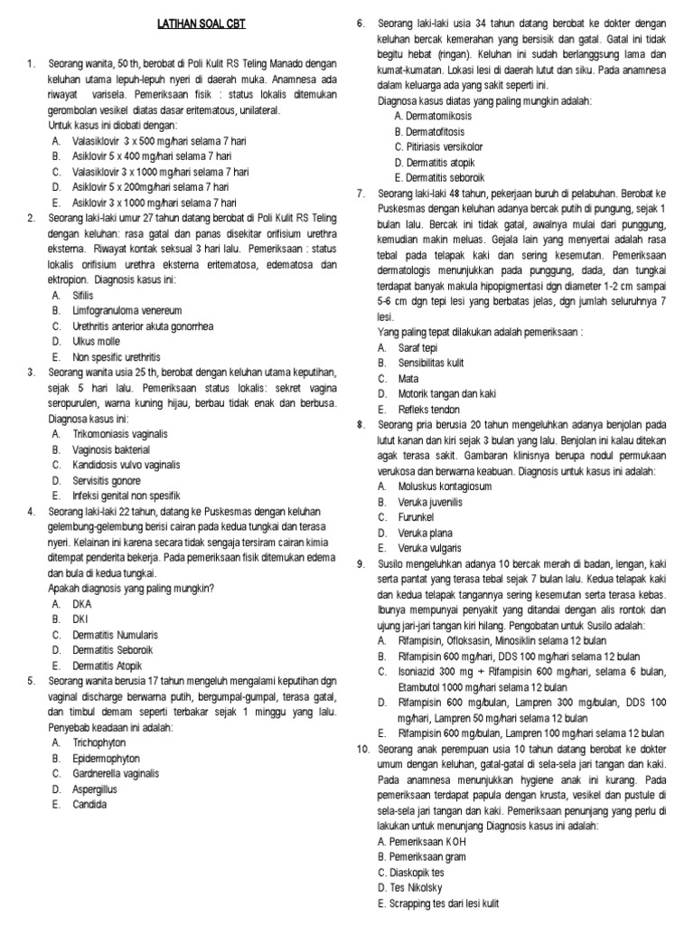 Latihan Soal CBT 3 | PDF