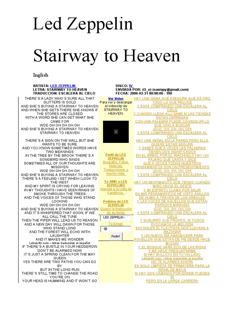 Stairway To Heaven | PDF | Led Zeppelin