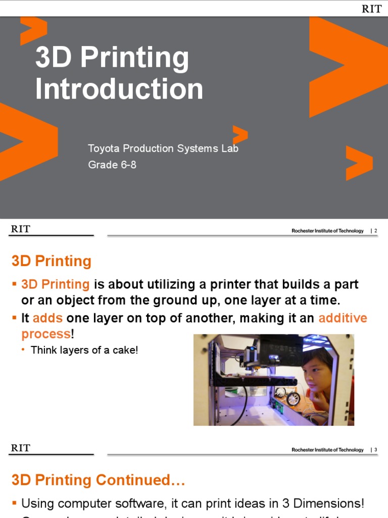 3DPrinting 6-8 Intro | PDF | 3 D Printing | Printing