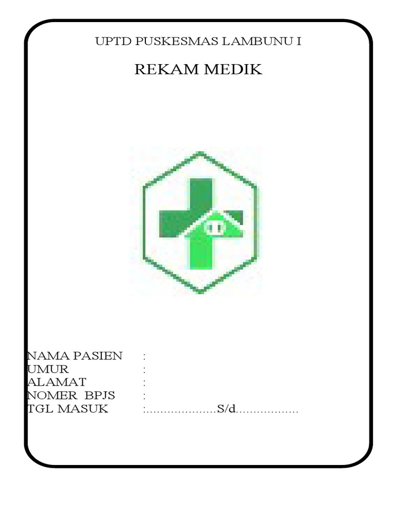 STATUS PASIEN PUSKESMS LAMBUNU I - Nama Dokter Kosong | PDF