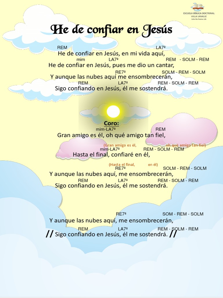 He de Confiar en Jesús | PDF