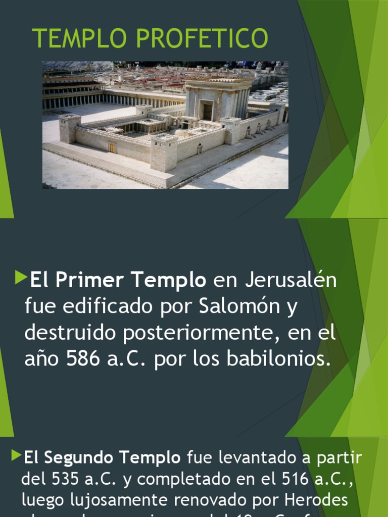 diapositivas templo profetico | PDF | Templo en jerusalén | antecristo