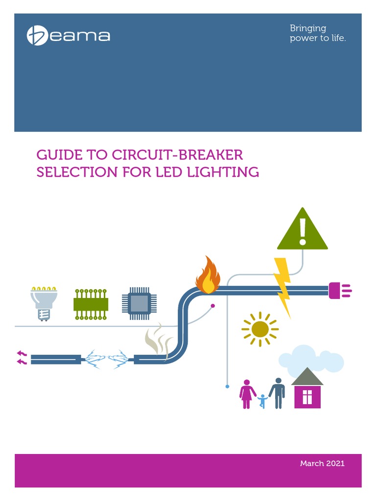 BEAMA Guide To Circuit Breaker Selection For LED Lighting | PDF | Light ...