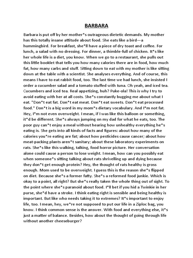 Barbara | PDF | Lunch | Quilting